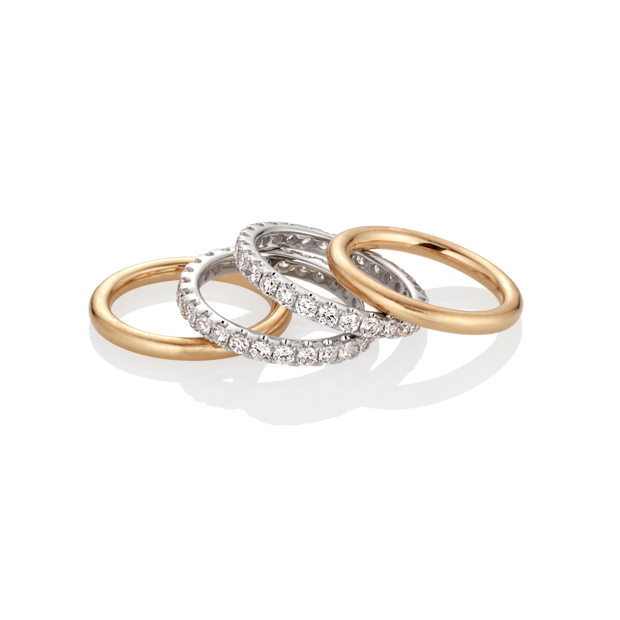 Stackers - Diamond Eternity Bands